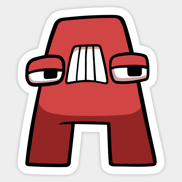 A Alphabet Lore Alphabet Sticker Teepublic